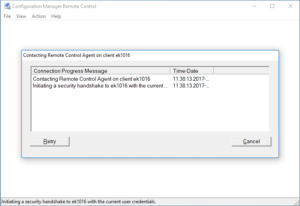 SCCM remote control and the ”Access this computer from the network ...