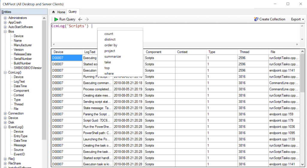 CMpivot = Configuration Manager goes real-time! - CCMEXEC.COM - Enterprise Mobility