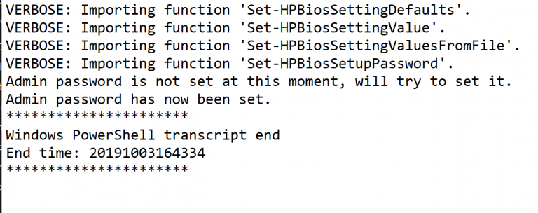 Configuring HP BIOS settings using Intune Win32app and PowerShell - CCMEXEC.COM - Enterprise ...
