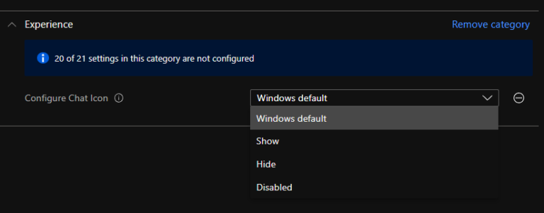 Remove the chat icon in Windows 11 Start menu using GPO/Intune ...