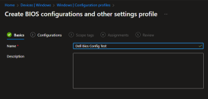 Configuring Dell BIOS using built-in support in Intune - CCMEXEC.COM - Enterprise Mobility